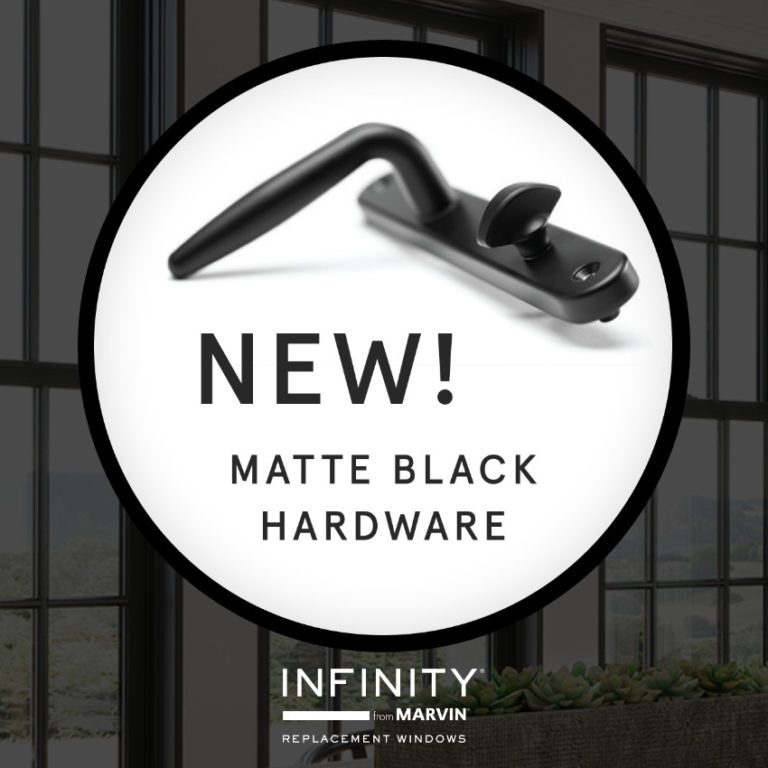 Matte Black Hardware | Window Hardware | Infinity from Marvin Windows