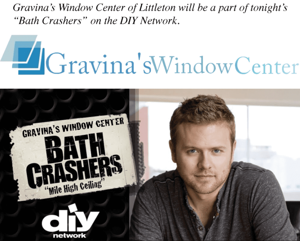Gravina's Window Center of Littleton on TV Show 'Bath Crashers'