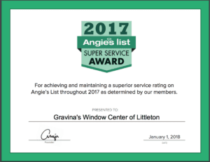 Angie's List Super Service Award Winner for 2017